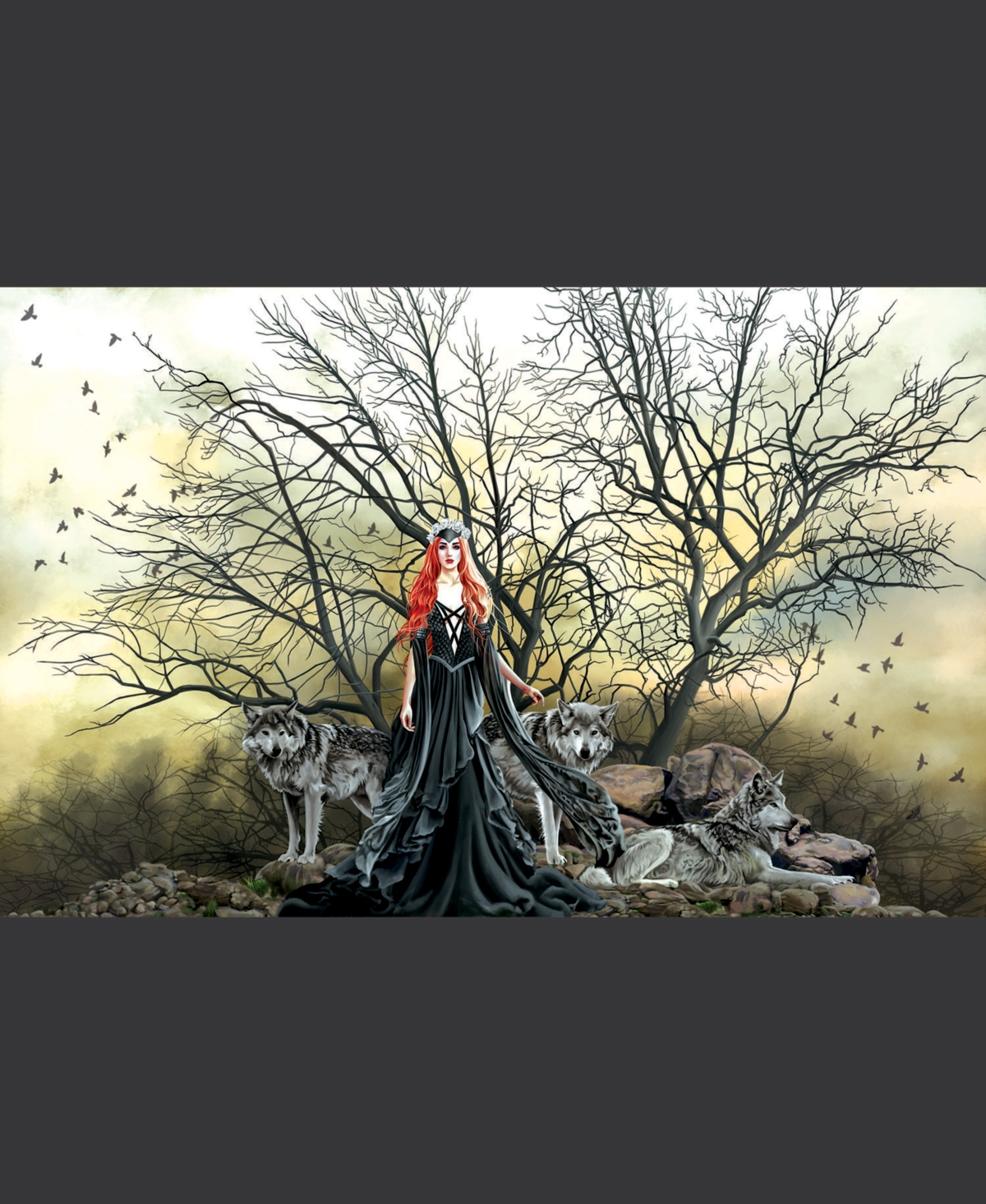 Click here for SunsOut Red Haired Witch 1000 piece Jigsaw Puzzle... prices