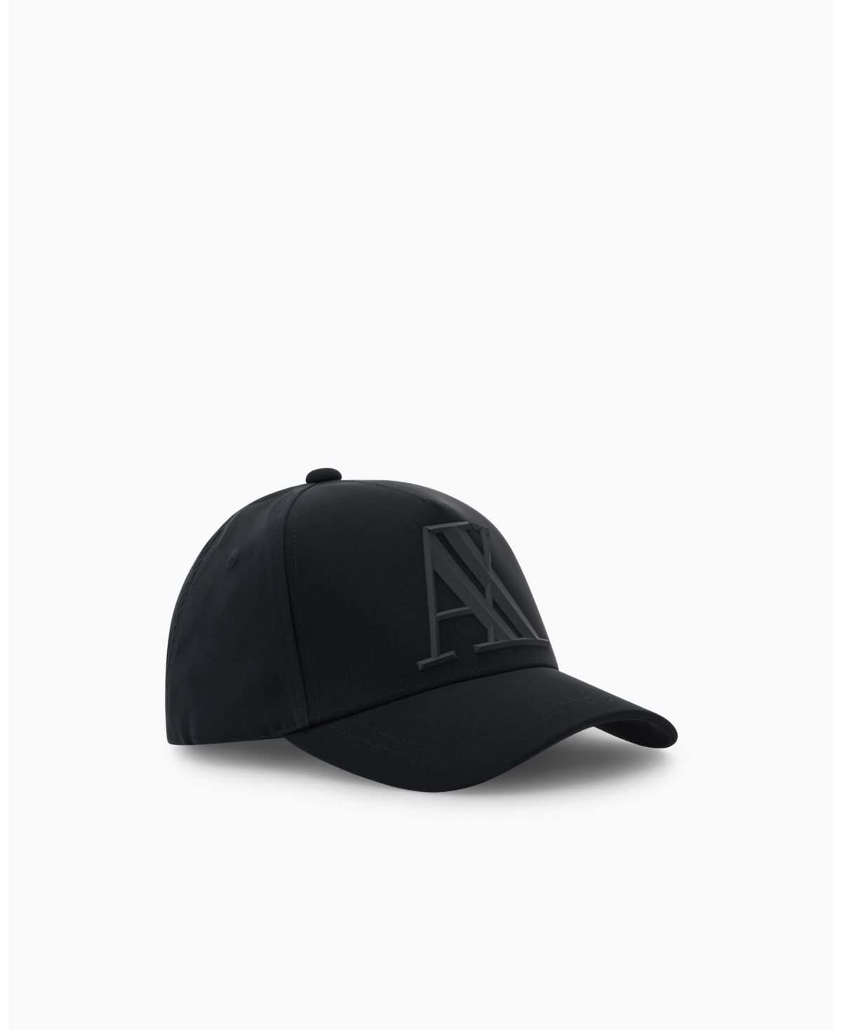 Click here for A|X Armani Exchange Mens Rubber Logo Hat - Black prices