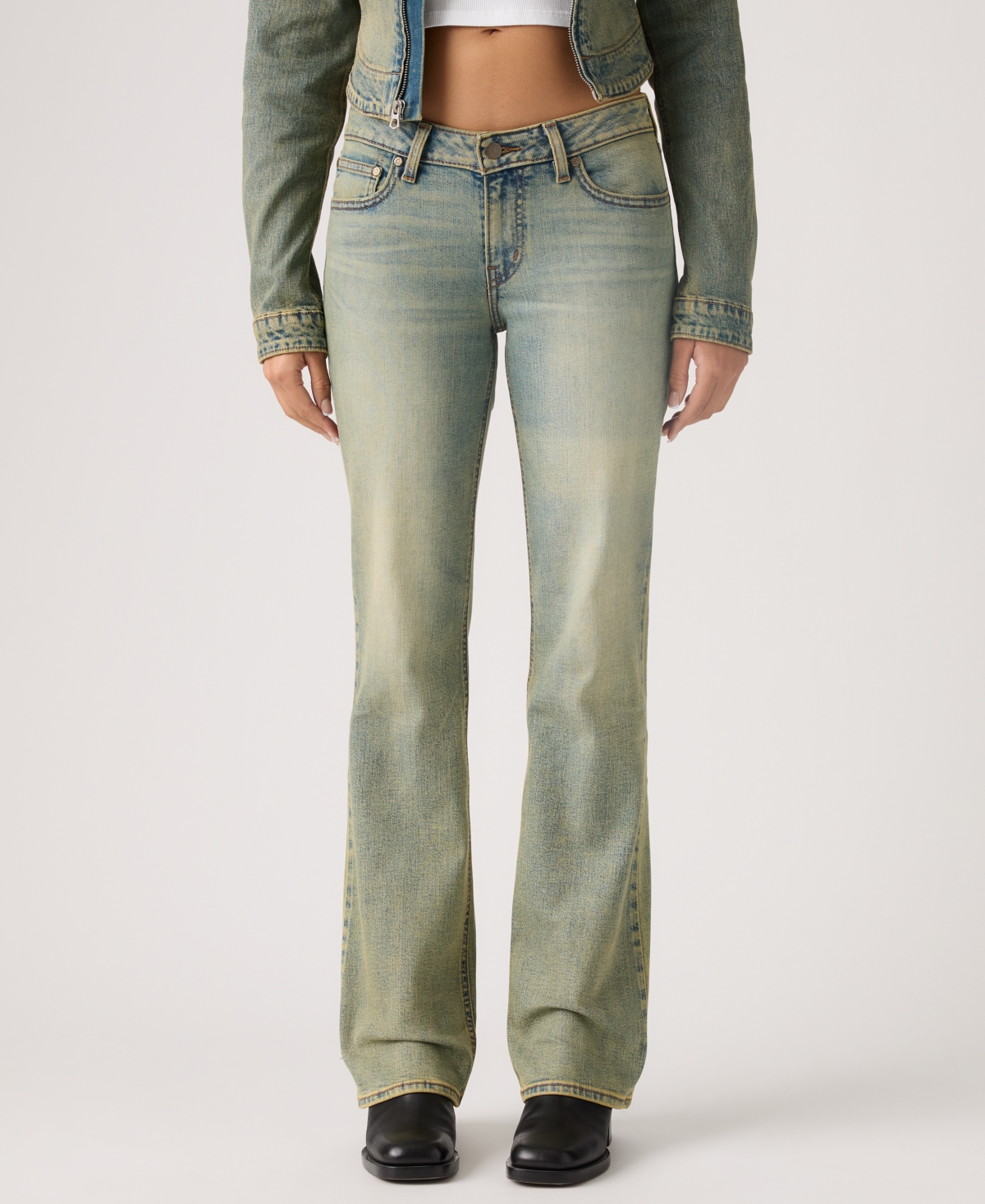 Click here for Levis Womens Superlow Low-Rise Bootcut Jeans - Min... prices