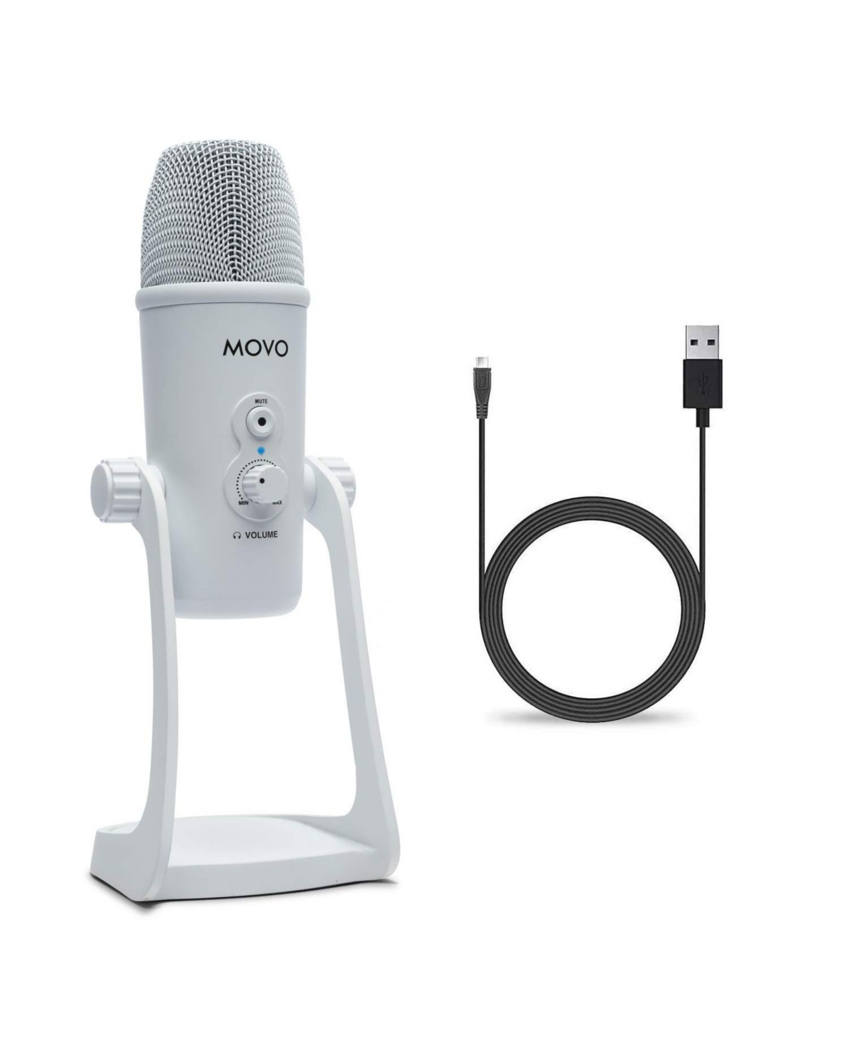 Click here for Movo UM700W White Desktop Usb Microphone for Compu... prices