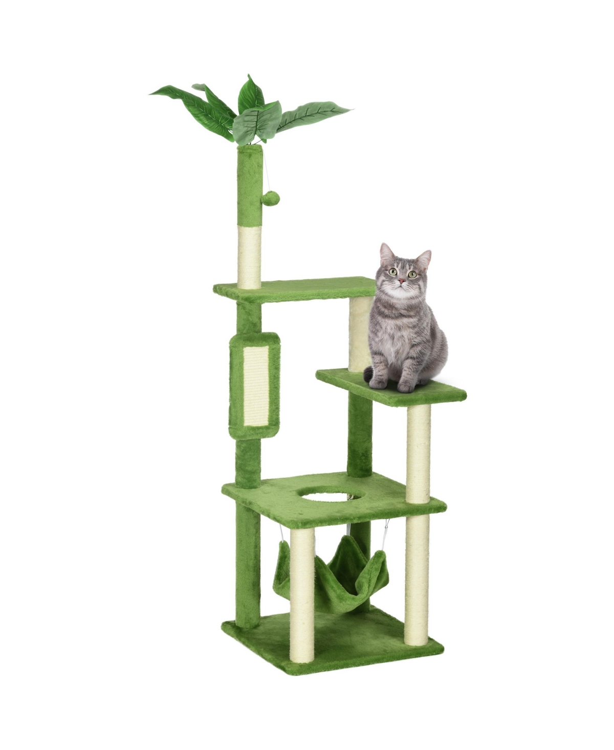 Click here for Aostirmotor 56 Cat Tree with Hammock Scratching Po... prices