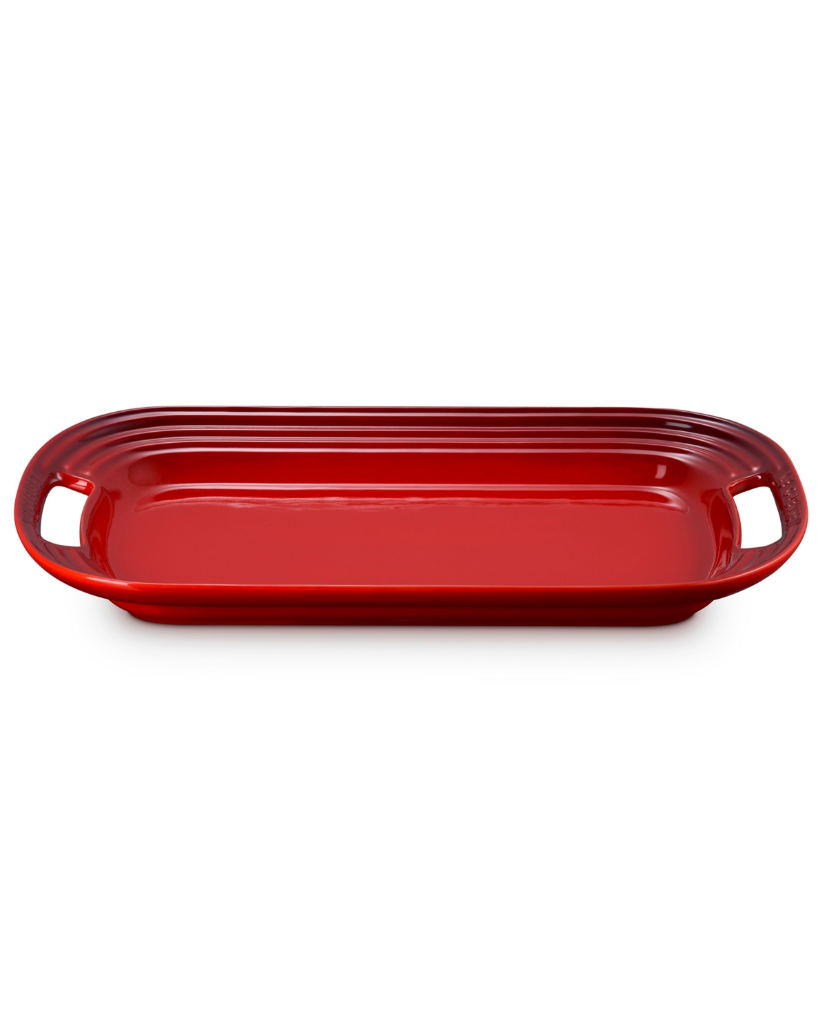 Click here for Le Creuset Stoneware 11.3 Serving Platter - Cerise prices
