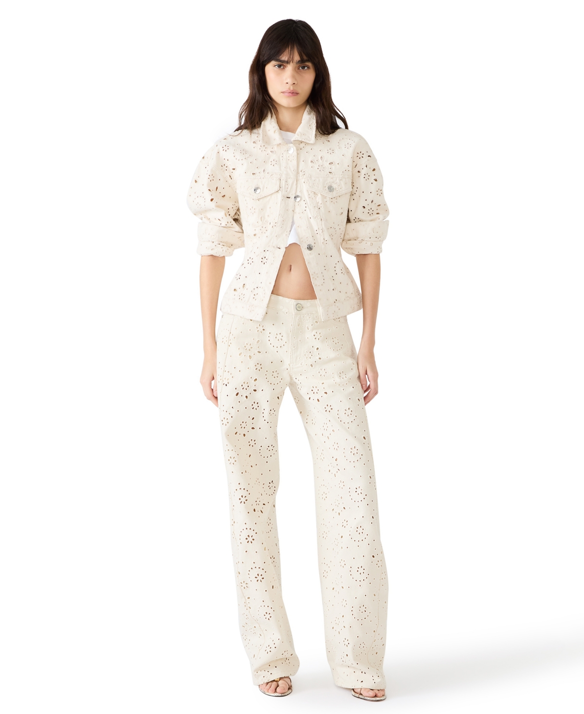 Click here for Steve Madden Womens Henrietta Button-Front Jacket... prices