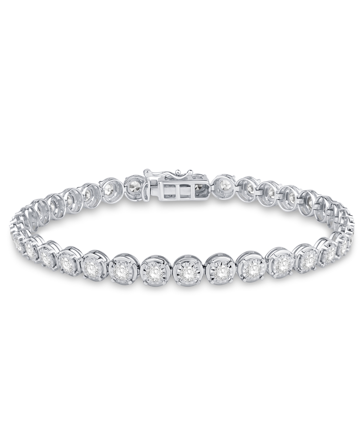 Click here for Macys Diamond Tennis Bracelet (3 ct. t.w.) in 14k... prices