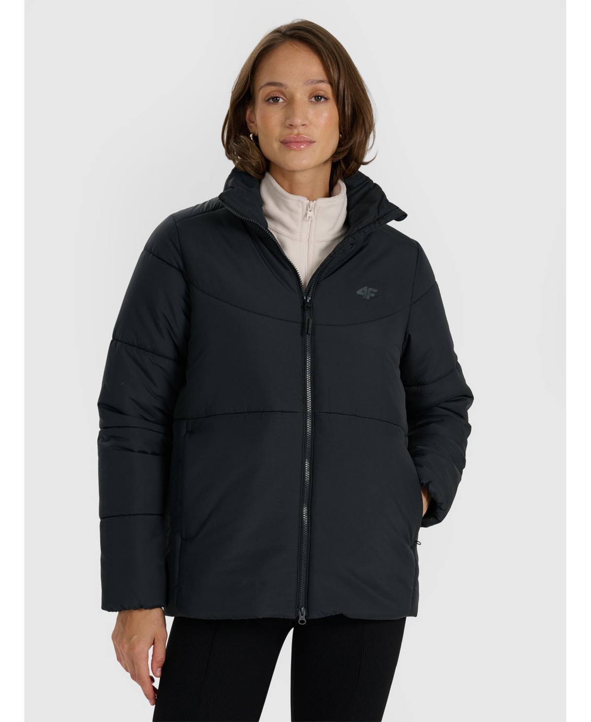 Click here for 4F Womens Synthetic-Filled Down Jacket - Black prices