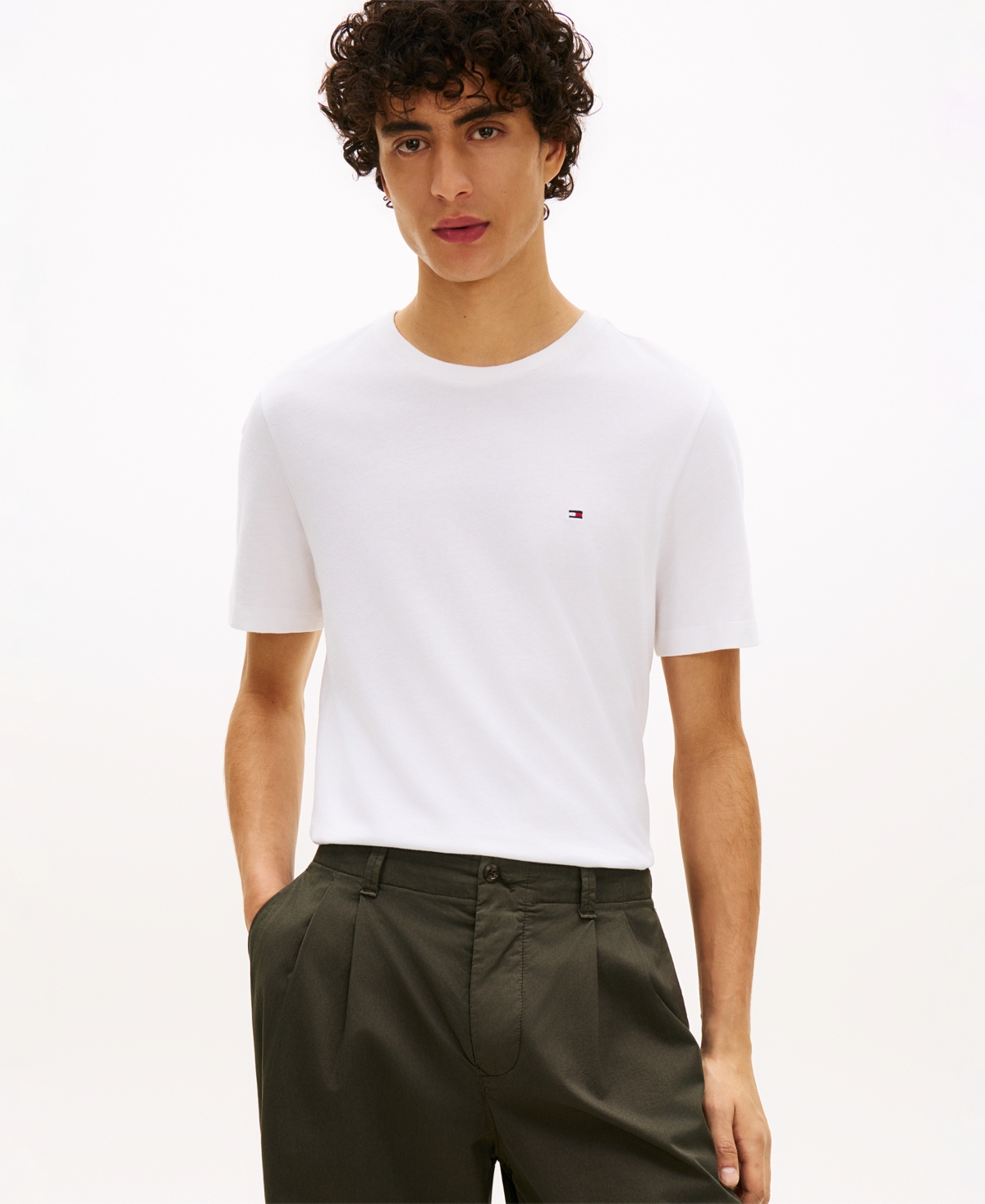 Click here for Tommy Hilfiger Mens Regular-Fit Essential T-Shirt... prices