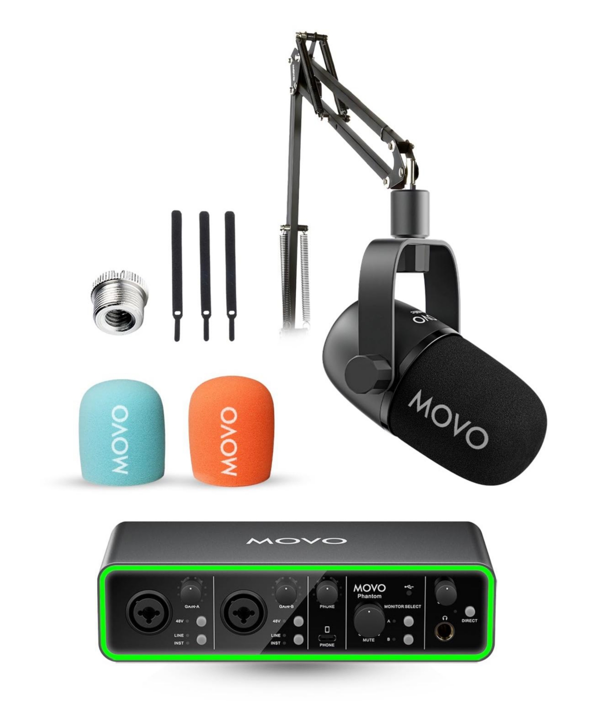Click here for Movo Music Audio Interface Bundle with Usb Interfa... prices