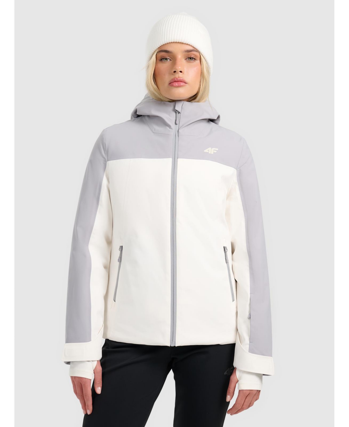 Click here for 4F Womens Ski Jacket with Membrane 5000 - Grey prices