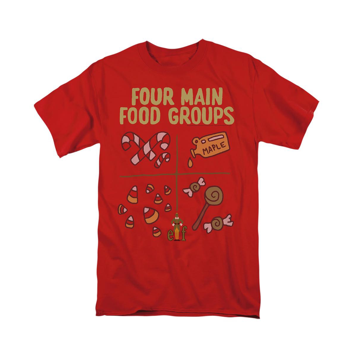 Click here for Elf Mens Buddy Four Food Groups Graphic T-Shirt -... prices