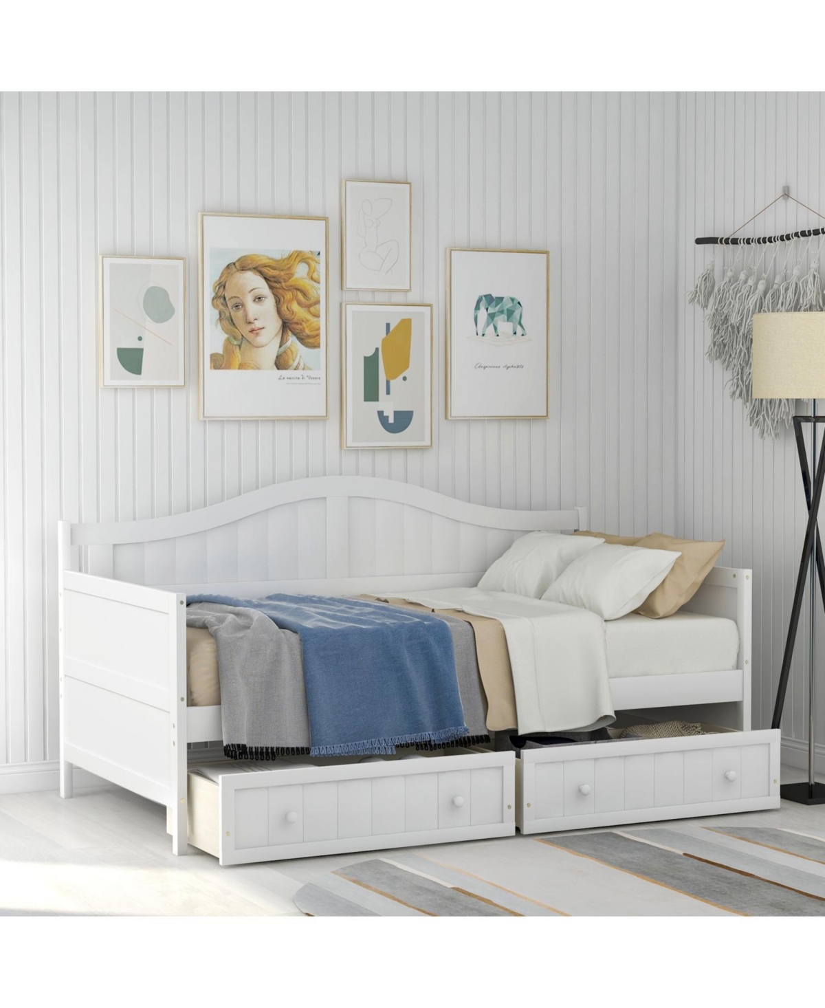 Click here for Simplie Fun Twin Wooden Daybed With 2 Drawers  Sof... prices