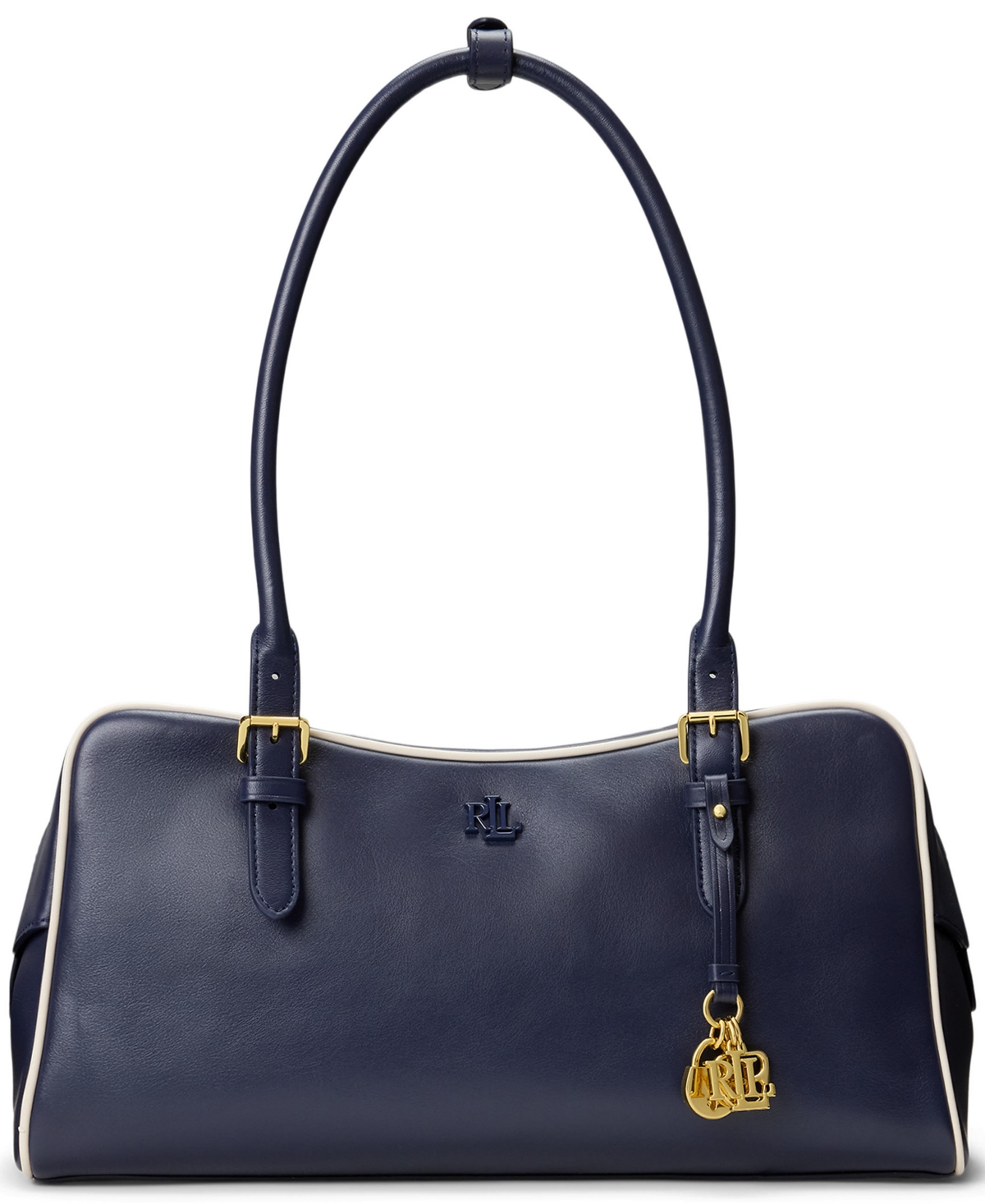 Click here for Lauren Ralph Lauren Leather Large Marcy Zip Satche... prices