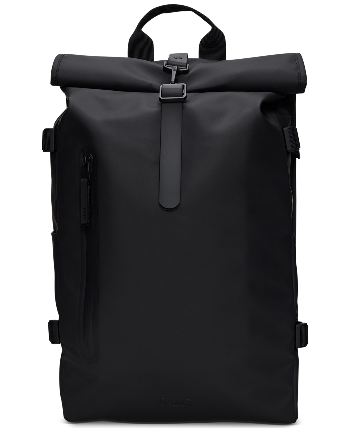 Click here for Rains Mens Rolltop Rucksack - Black prices