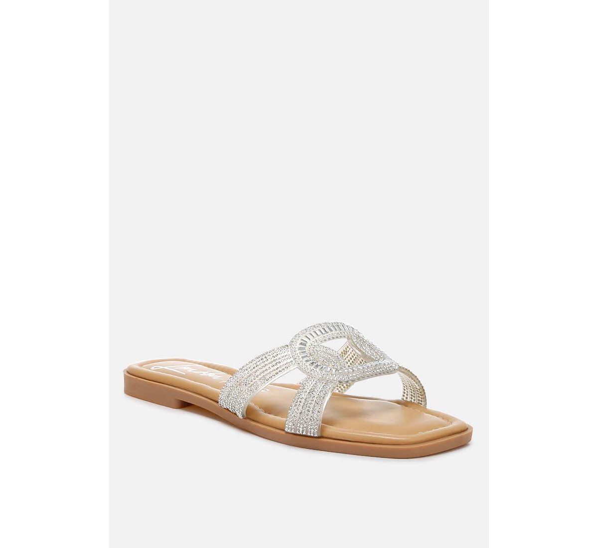 Click here for London Rag Womens Minople Rhinestones Embellished... prices