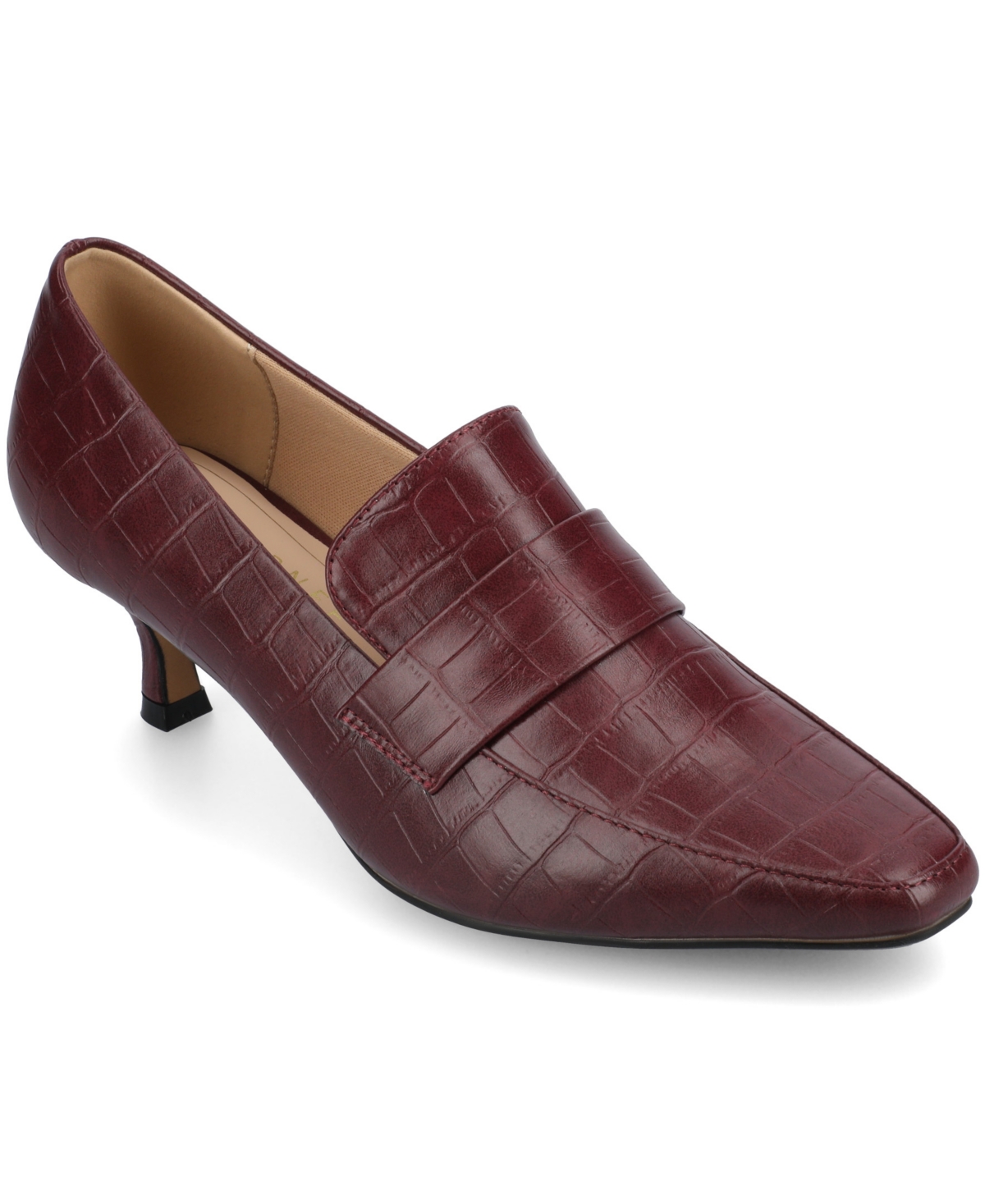 Click here for Journee Collection Womens Celina Kitten Heel Loafe... prices