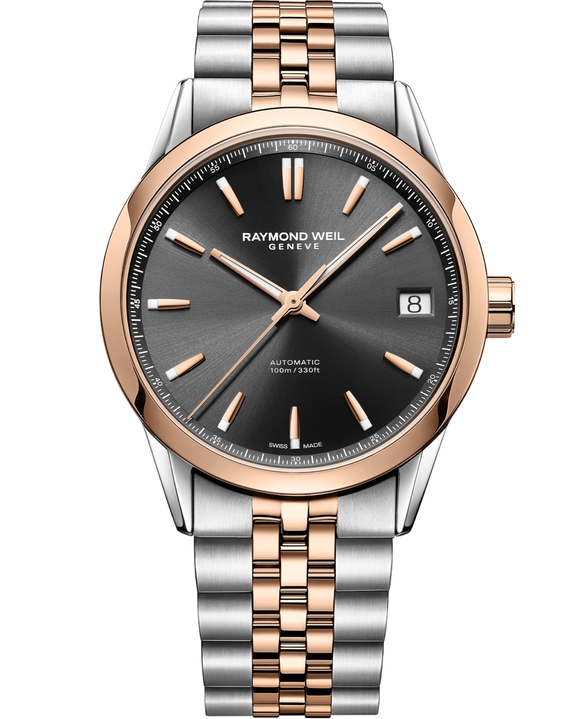 Click here for Raymond Weil Mens Freelancer Rose Gold Stainless S... prices