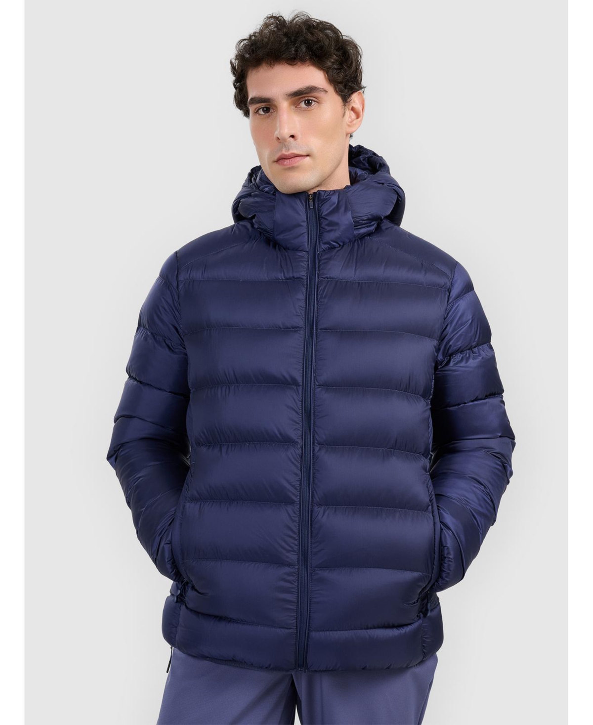 Click here for 4F Mens trekking down jacket with natural filling... prices