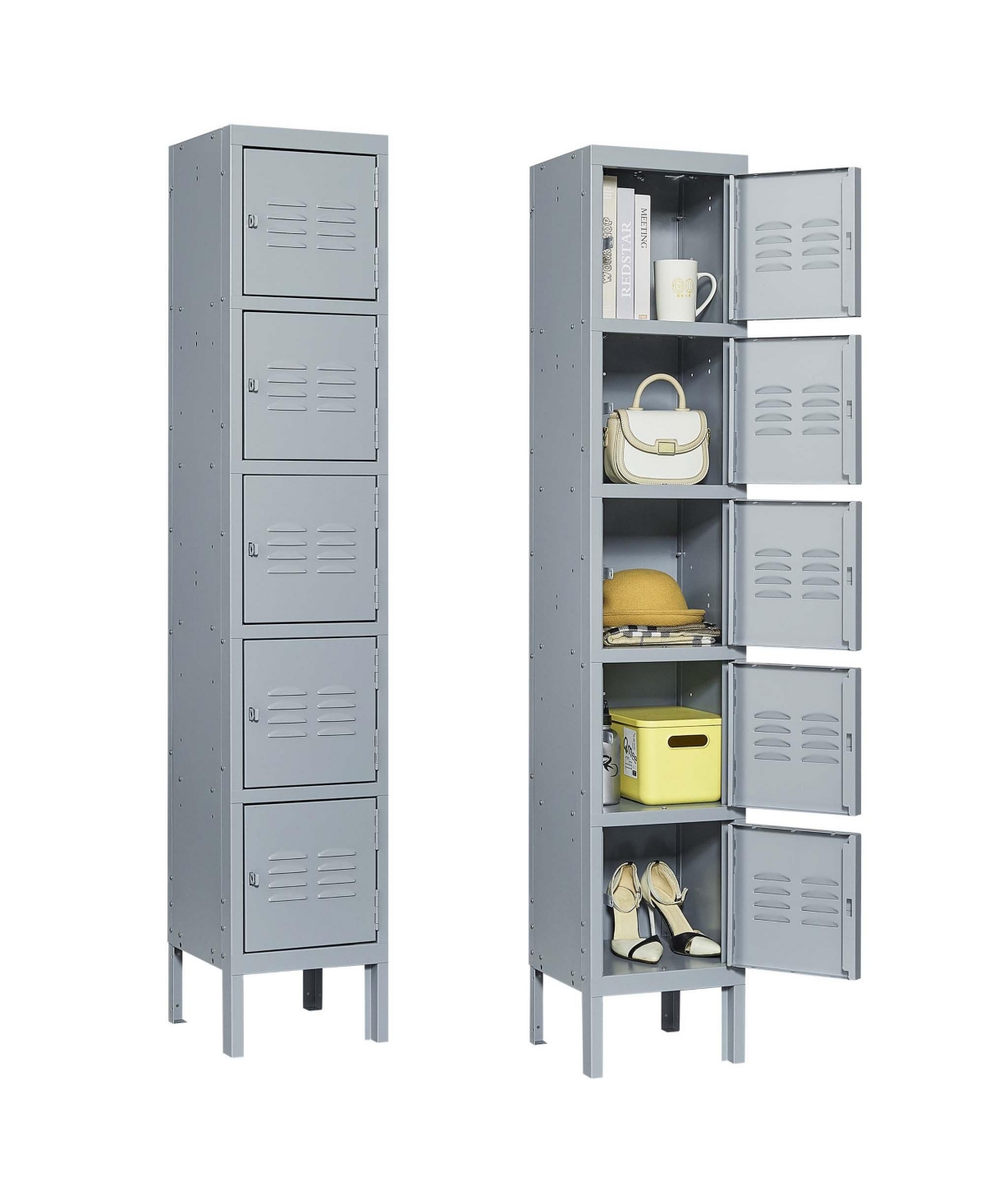 Click here for Boyel Living 5 Door 66"H Metal Lockers With L... prices