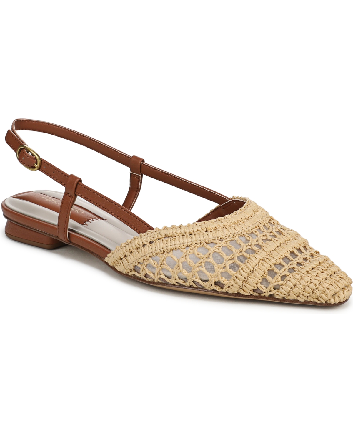 Click here for Franco Sarto Womens Riona Snip toe Slingback Flats... prices