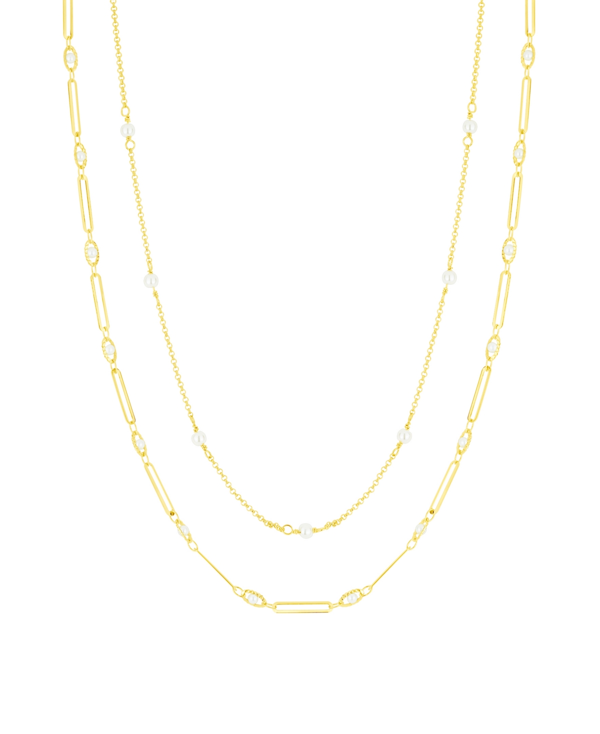 Click here for And Now This Simulated Cultivated Pearl Double Str... prices