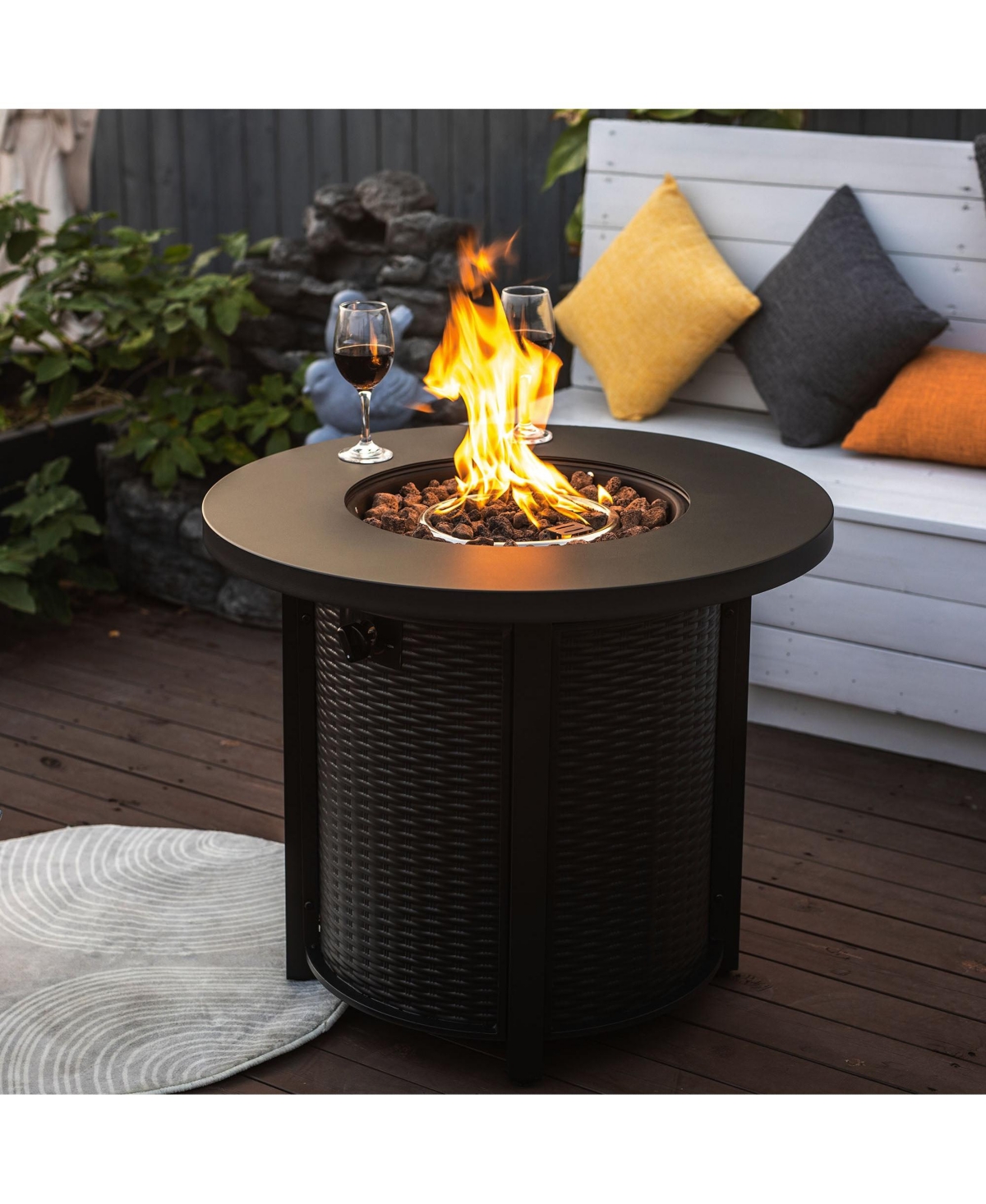 Click here for Boyel Living 30" Propane Gas Fire Pit Table... prices