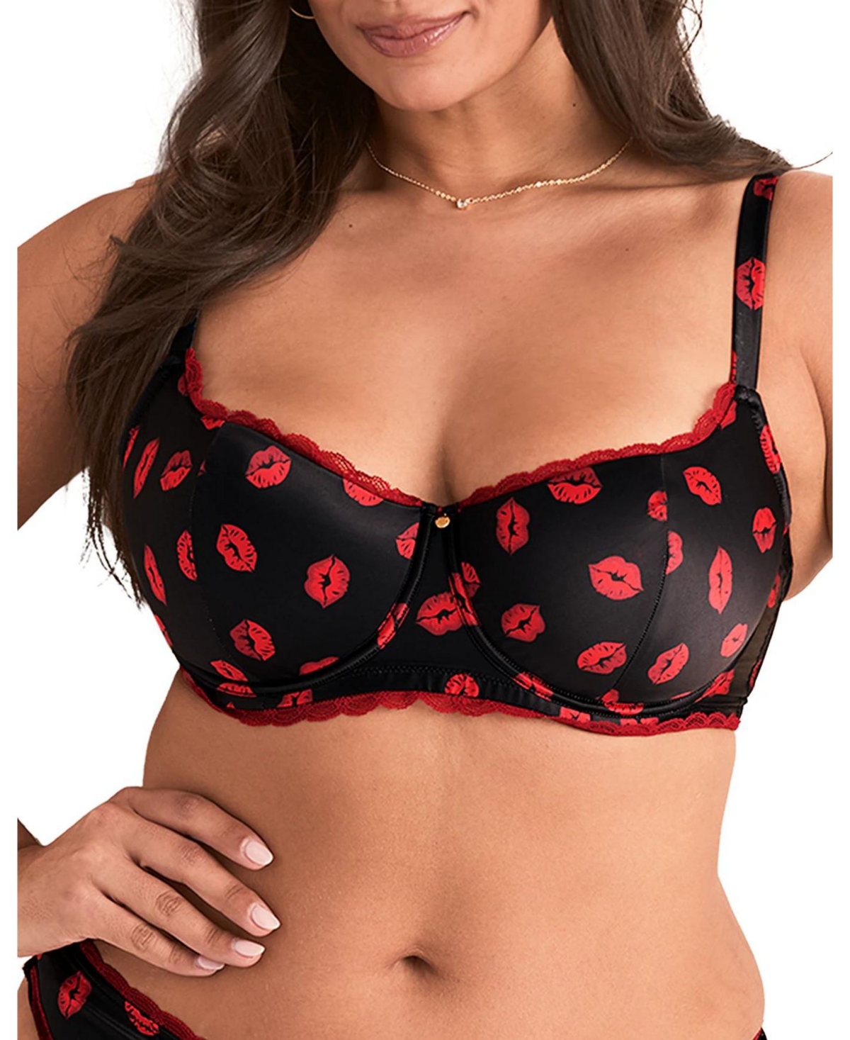Click here for Adore Me Womens Elsie Contour Balconette Bra - Nov... prices