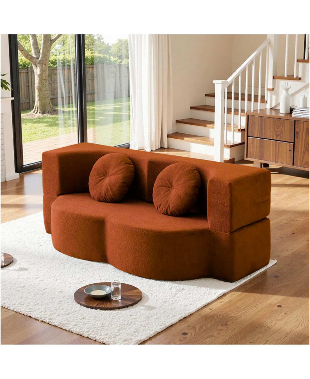 Click here for Streamdale Furniture Convertible Sofa Bed with Mem... prices