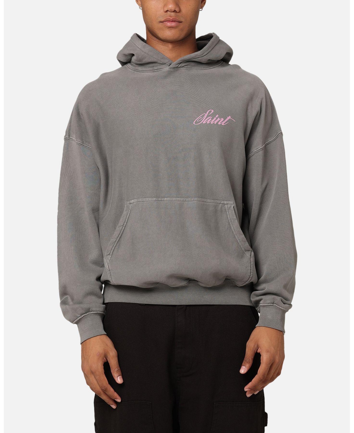 Click here for Saint Morta Mens Guardian Premiun Hoodie Washed Ch... prices