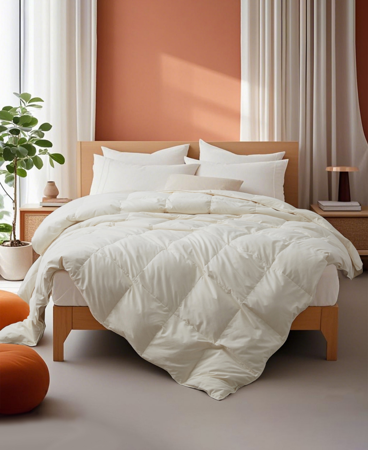 Click here for Unikome Ultra Soft Goose Down Fiber Comforter  Twi... prices