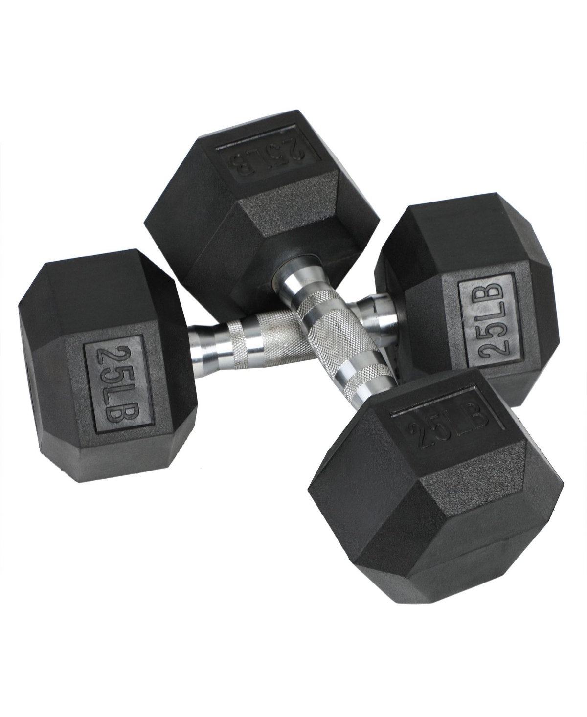 Click here for HolaHatha Iron Hexagonal Cast Exercise 25 lb Dumbb... prices