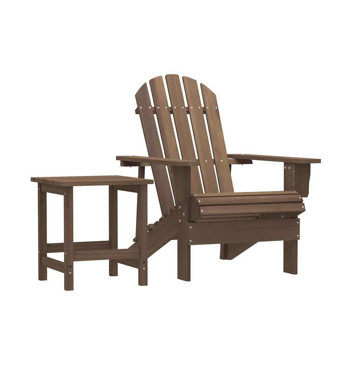 Click here for vidaXL Garden Chair Brown Solid Fir Wood 27.4 x 34... prices