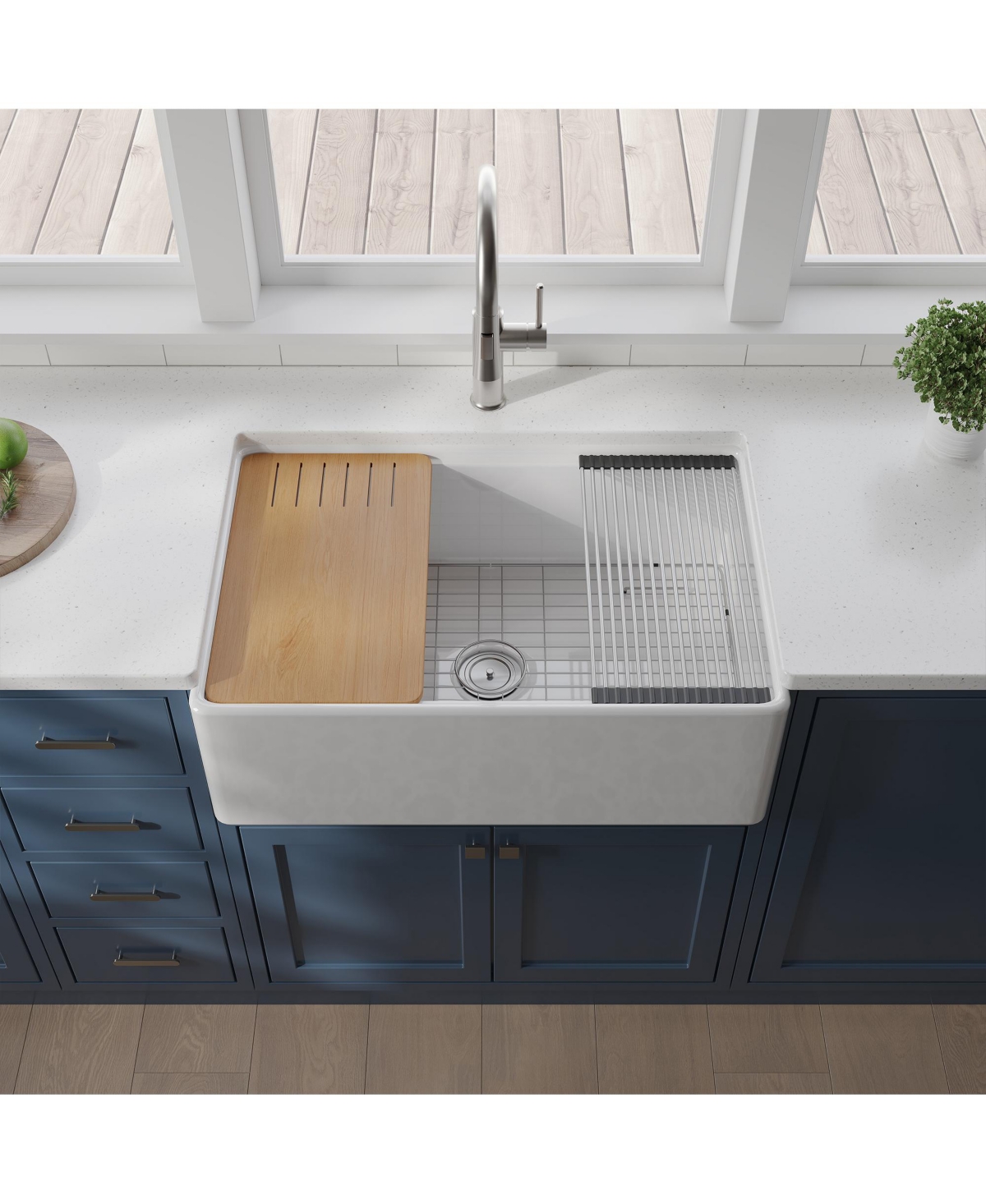 Click here for huluwat 30x20x10inch Fireclay Workstation Farmhous... prices