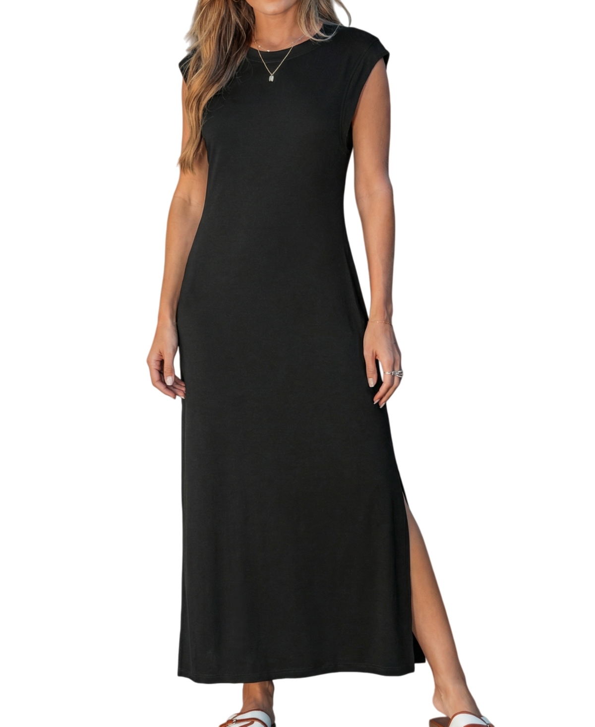 Click here for Cupshe Womens Climb the Ladder Black Maxi Beach Dr... prices