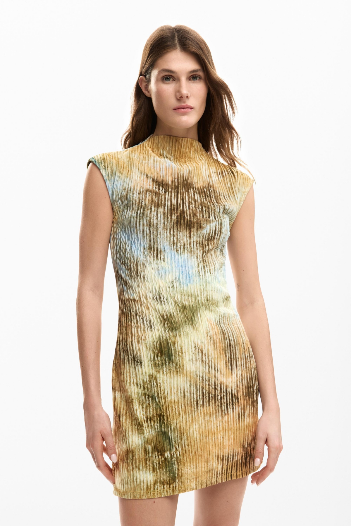 Click here for Desigual Womens Textured dress - Off white prices