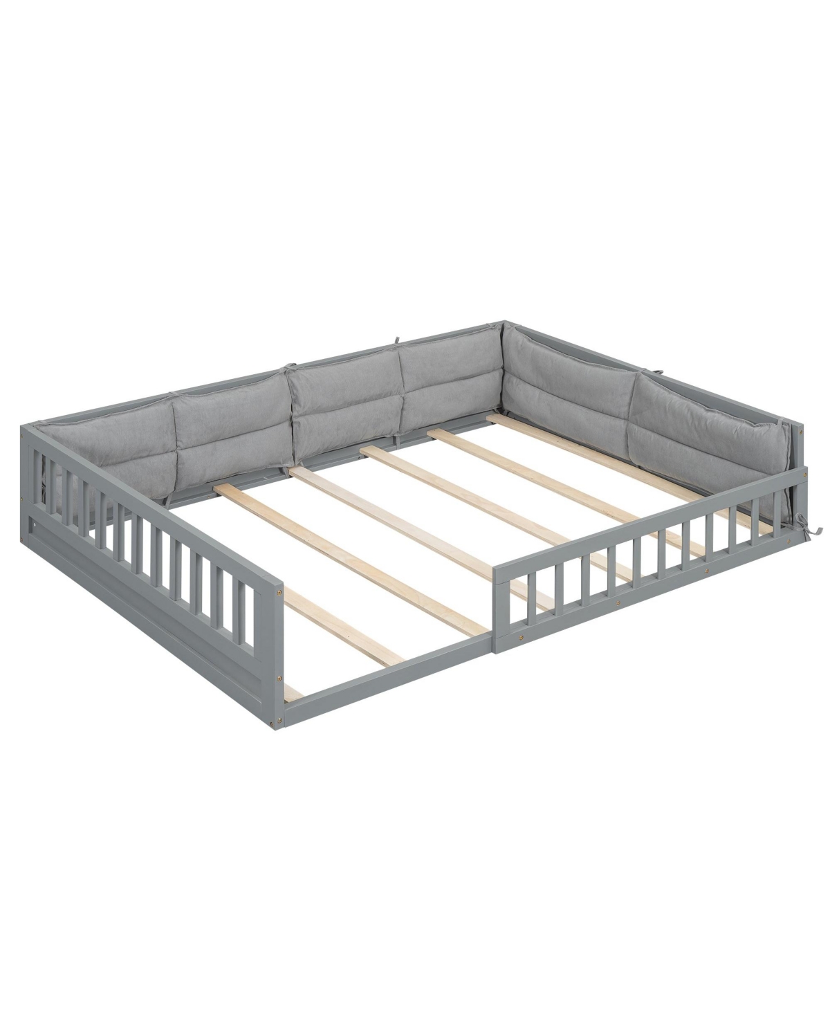 Click here for Boyel Living Wood Full Size Upholstered Platform B... prices