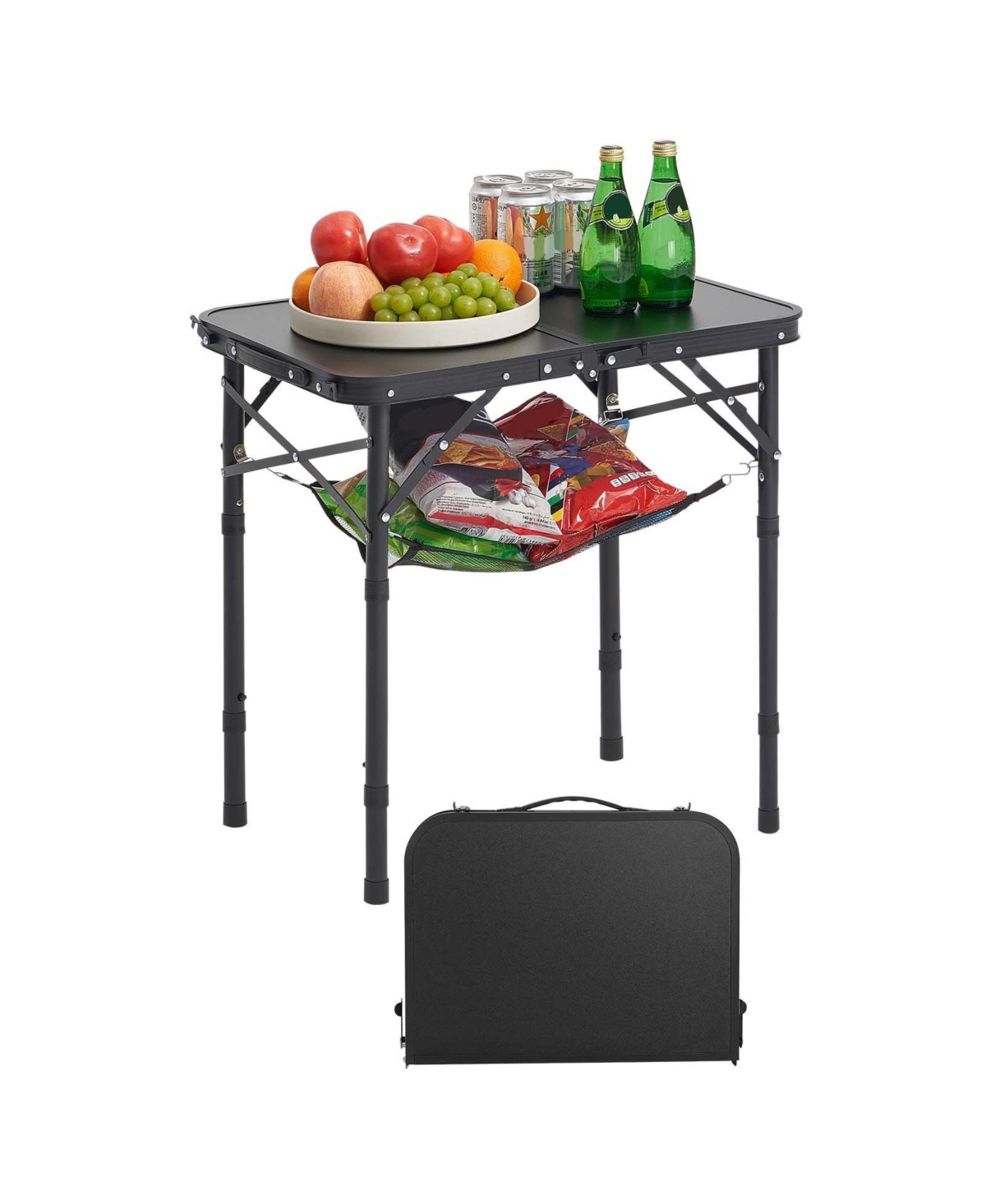 Click here for Mecale Folding Camping Table  Adjustable Height Al... prices