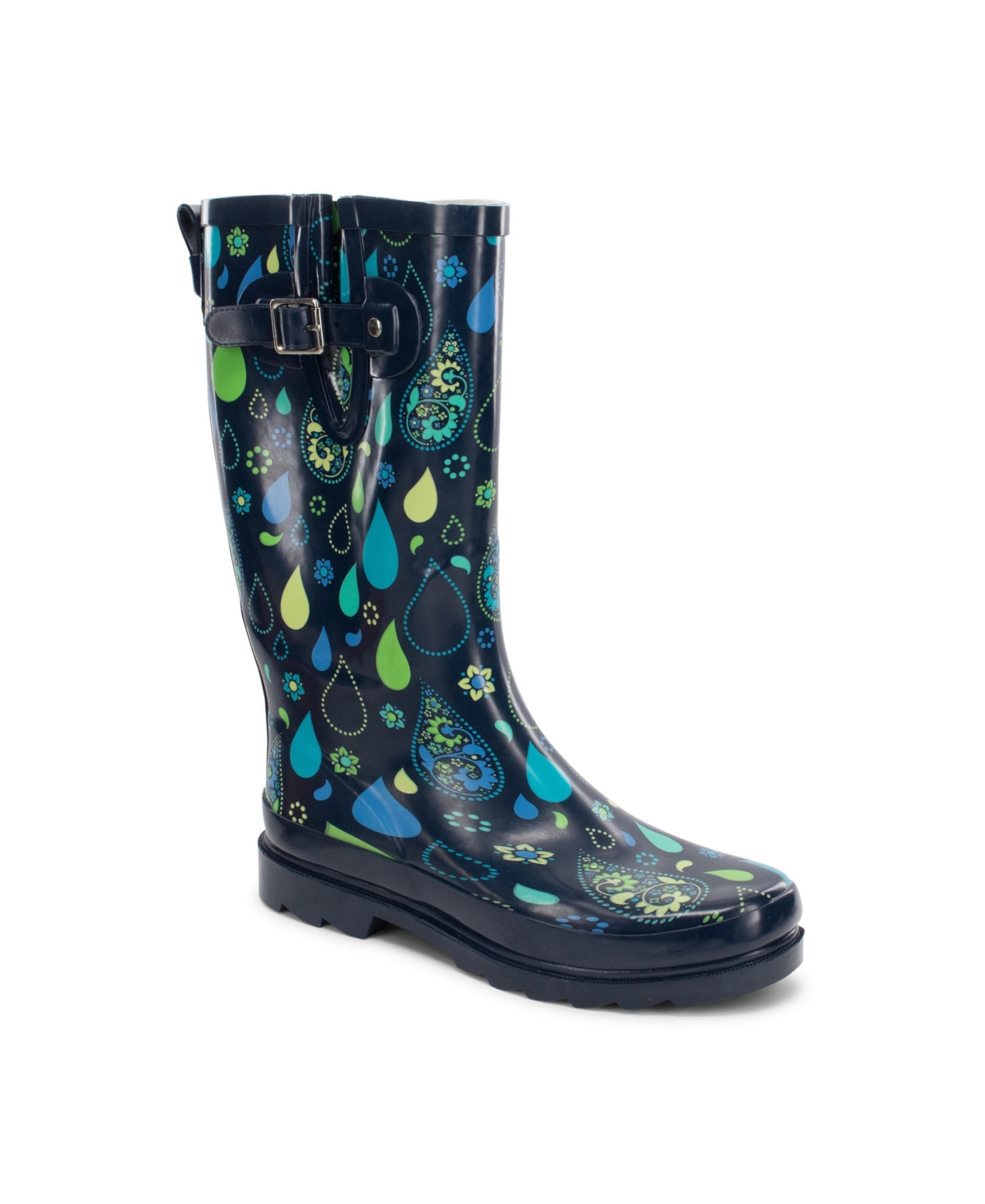 Click here for Western Chief Womens Pouring Paisley Tall Rain Boo... prices