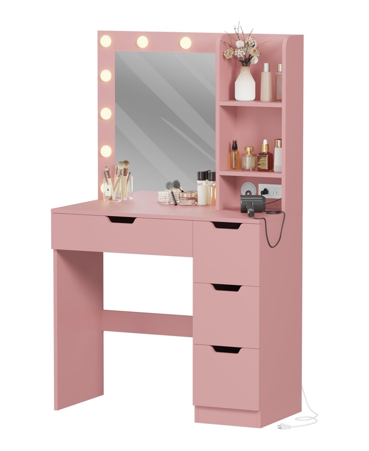 Click here for gaomon Kids Vanity Desk  Lighted Vanity Mirror wit... prices