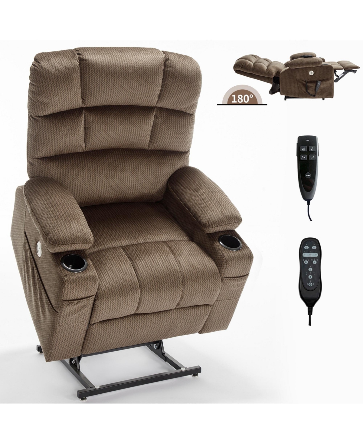 Click here for Boyel Living Dual Motor Power Lift Recliner with C... prices