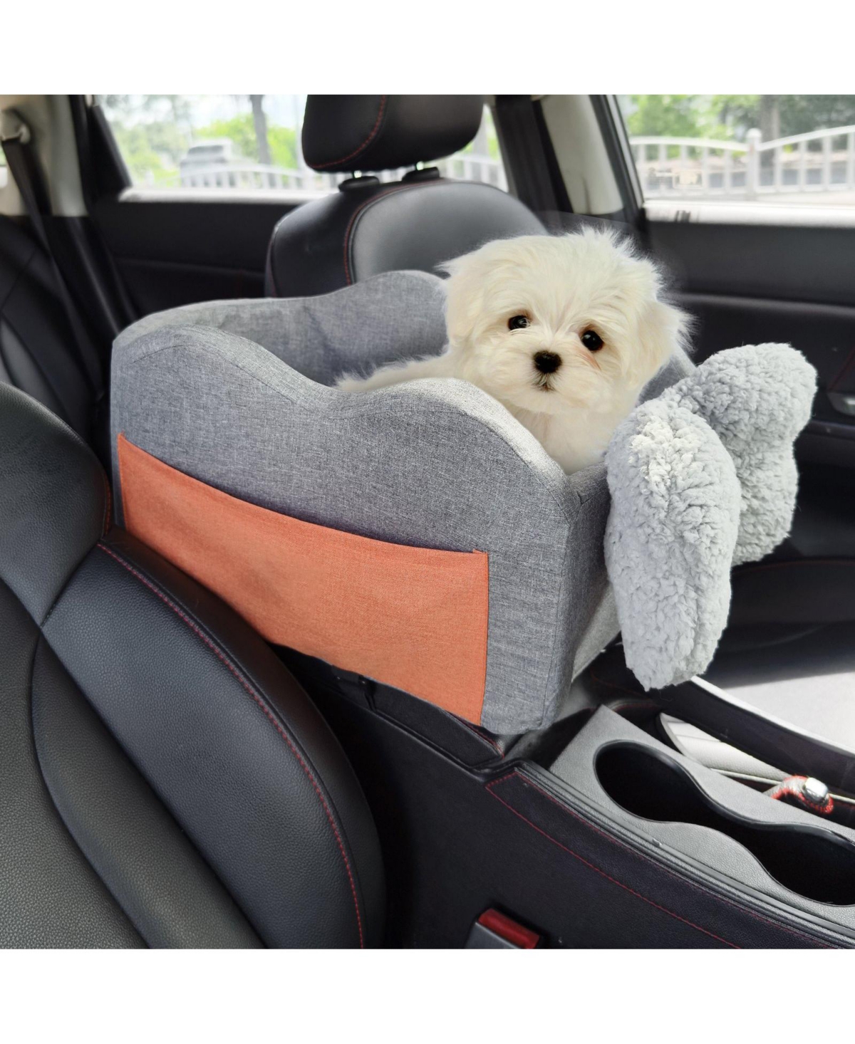 Click here for Cozito Center Console Dog Car Seat for Small Dogs... prices
