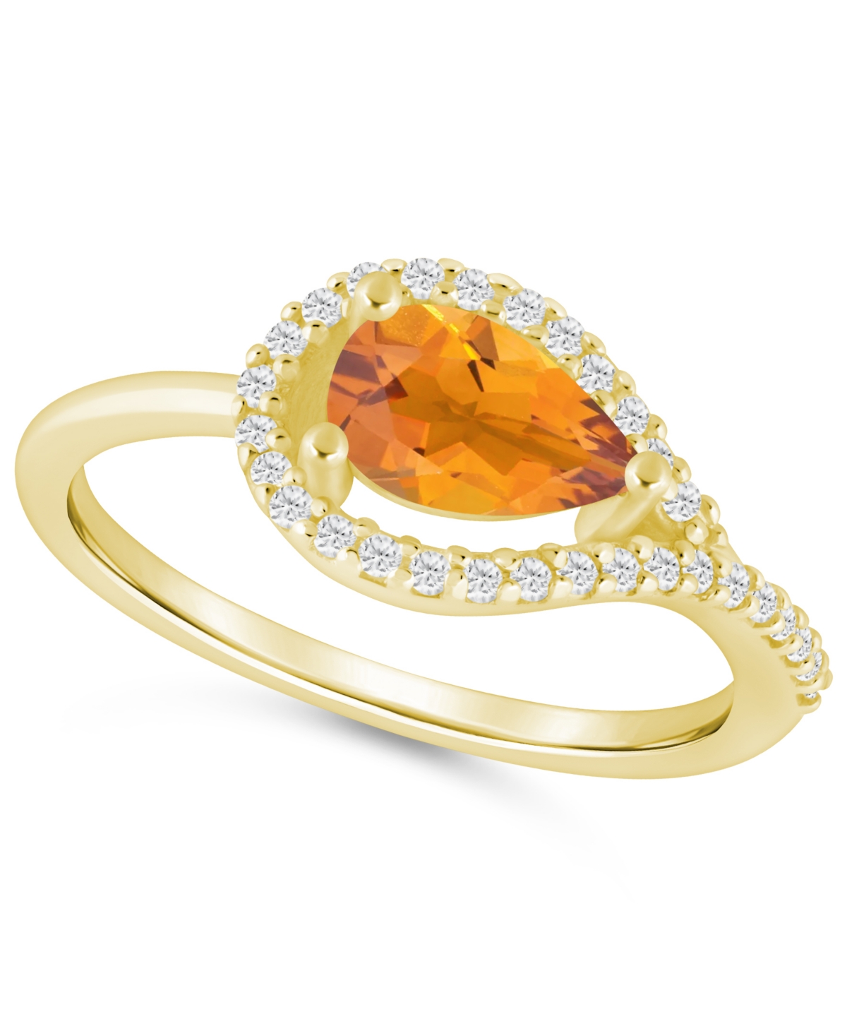 Click here for Macys Gemstone and Diamond Ring (1/5 ct. t.w.) in... prices