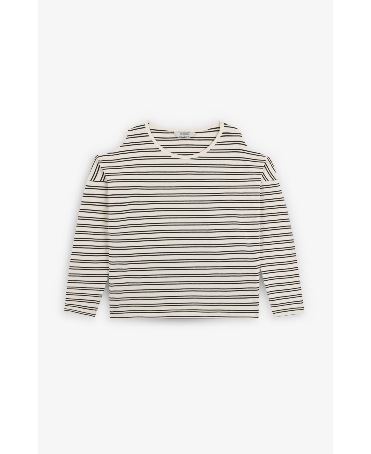 Click here for Scalpers Big Girls Cutoutlstee - Anthracitestripes prices