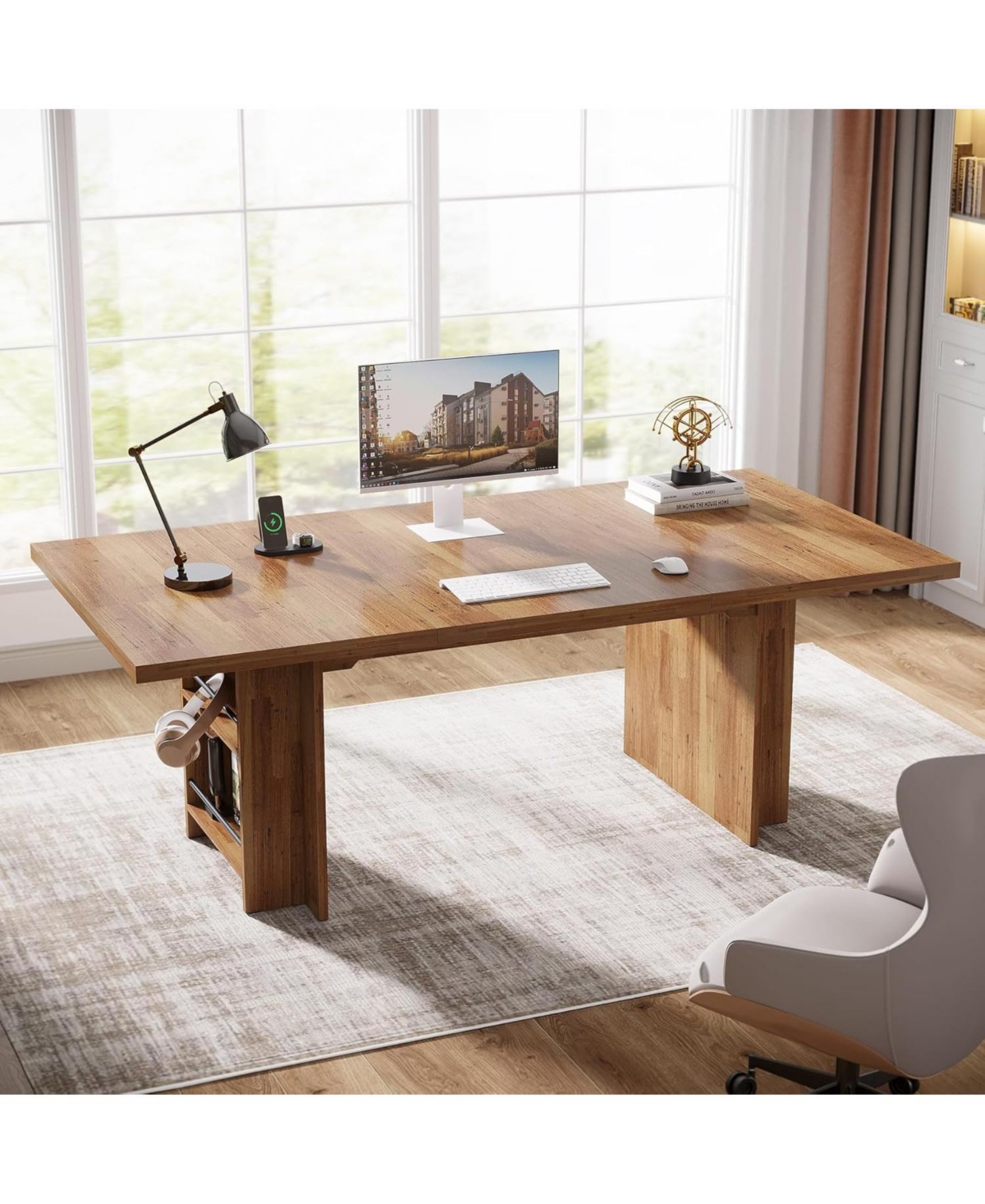 Click here for Tribesigns 63 Inches Office Executive Desk  Home O... prices