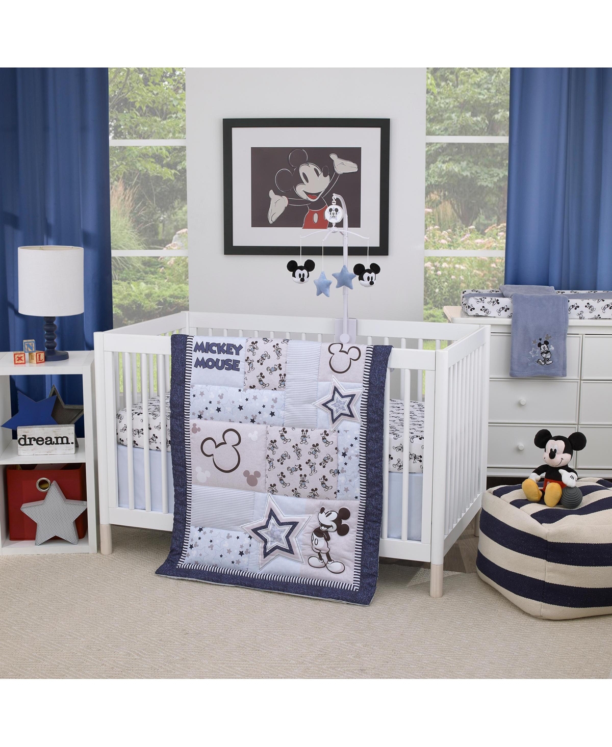 Click here for NoJo Disney Mickey Mouse - Timeless Mickey Blue  G... prices