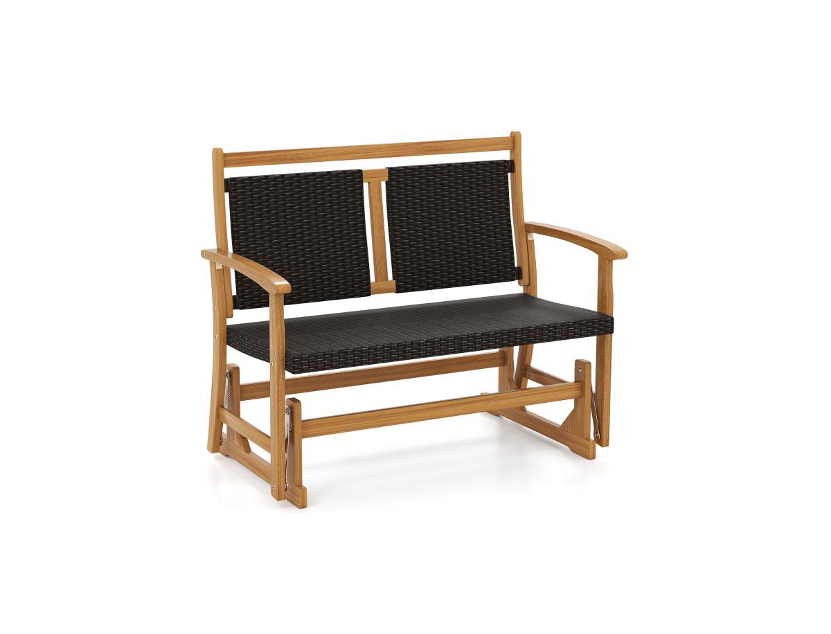 Click here for Patio Loveseat with Curved Armrests for Outdoor Se... prices