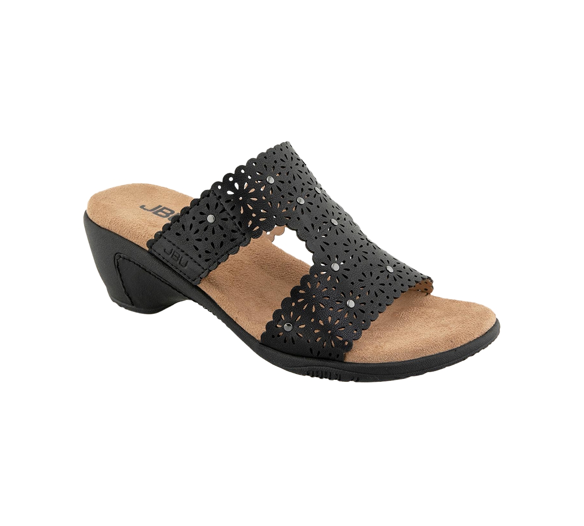 Click here for Jbu Womens Sanya Casual Slip-On Wedge Sandals - Bl... prices