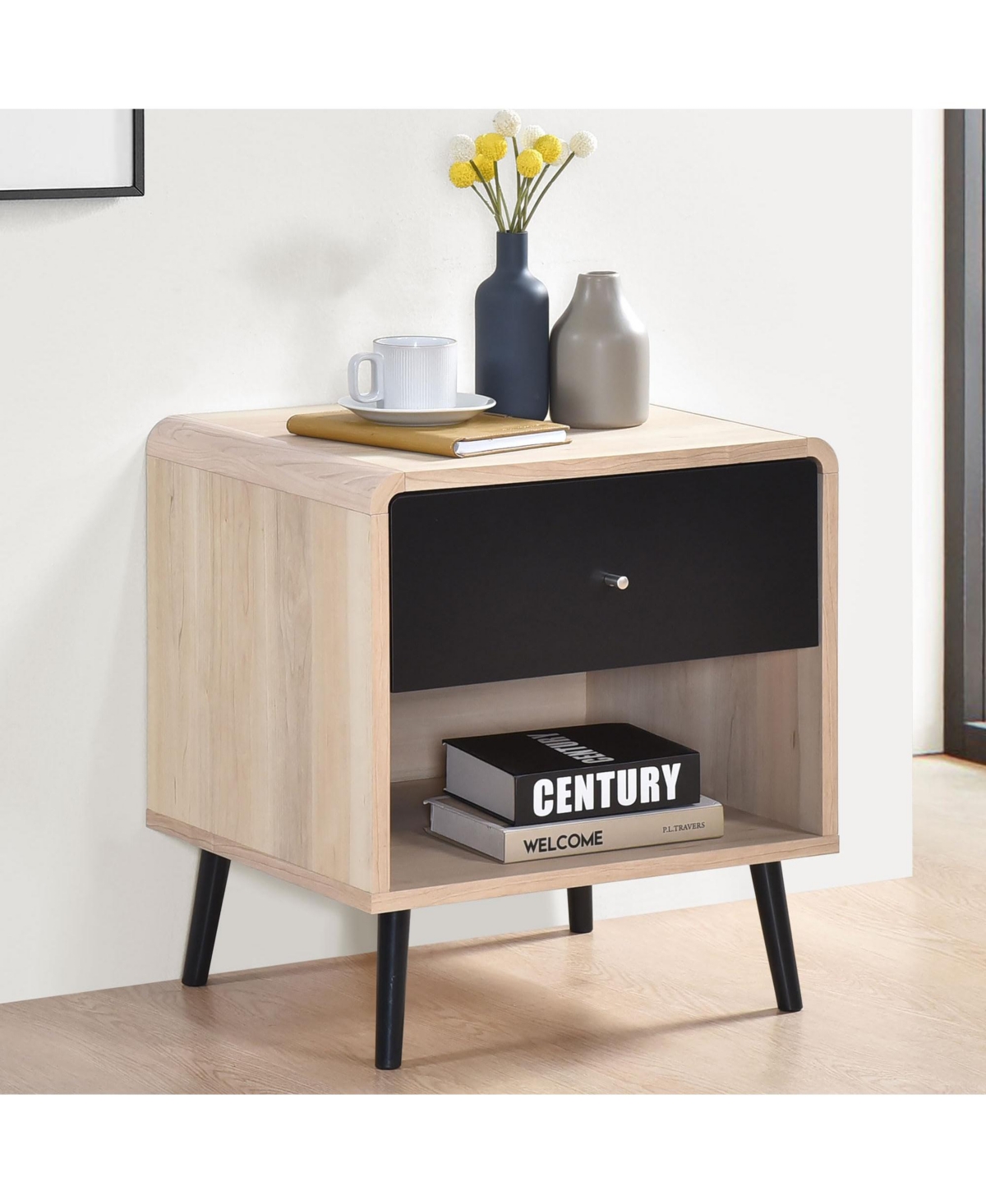 Click here for Kings Brand Furniture Nathan Side End Table with D... prices