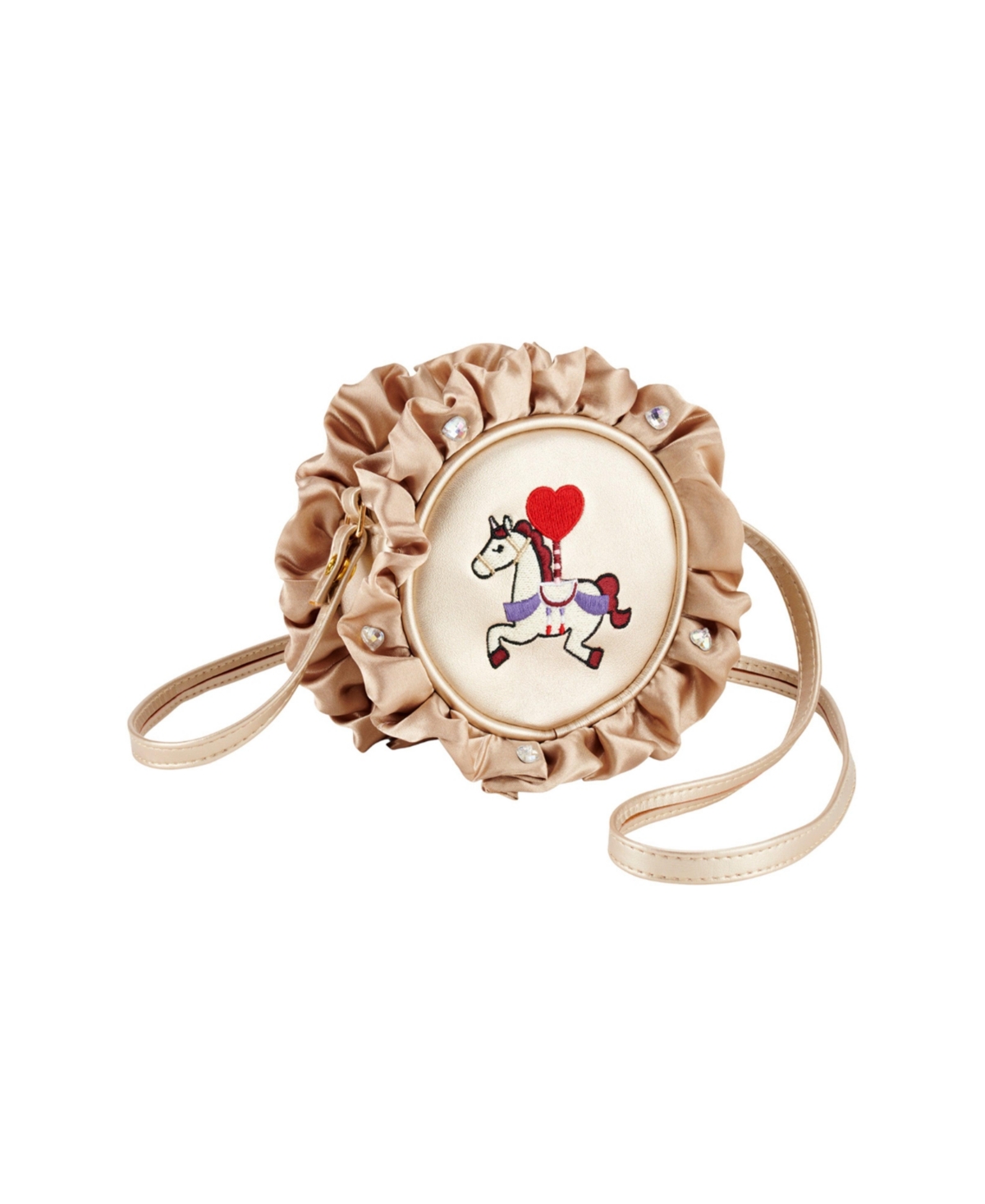 Click here for Stych Carousel Unicorn Ruffle Crossbody Bag - Pink prices