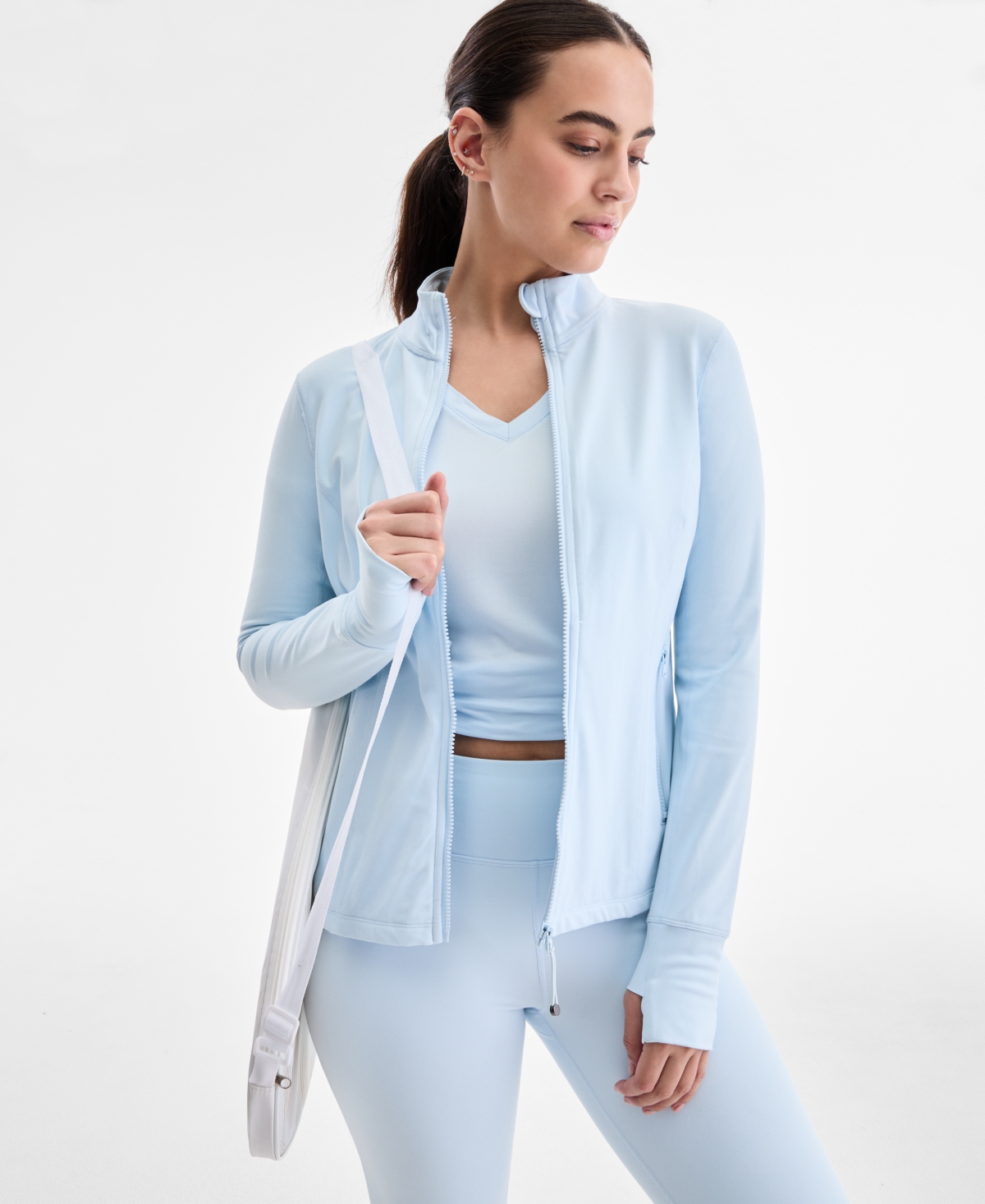 Click here for Id Ideology Womens Studio Full-Zip Jacket  Exclusi... prices