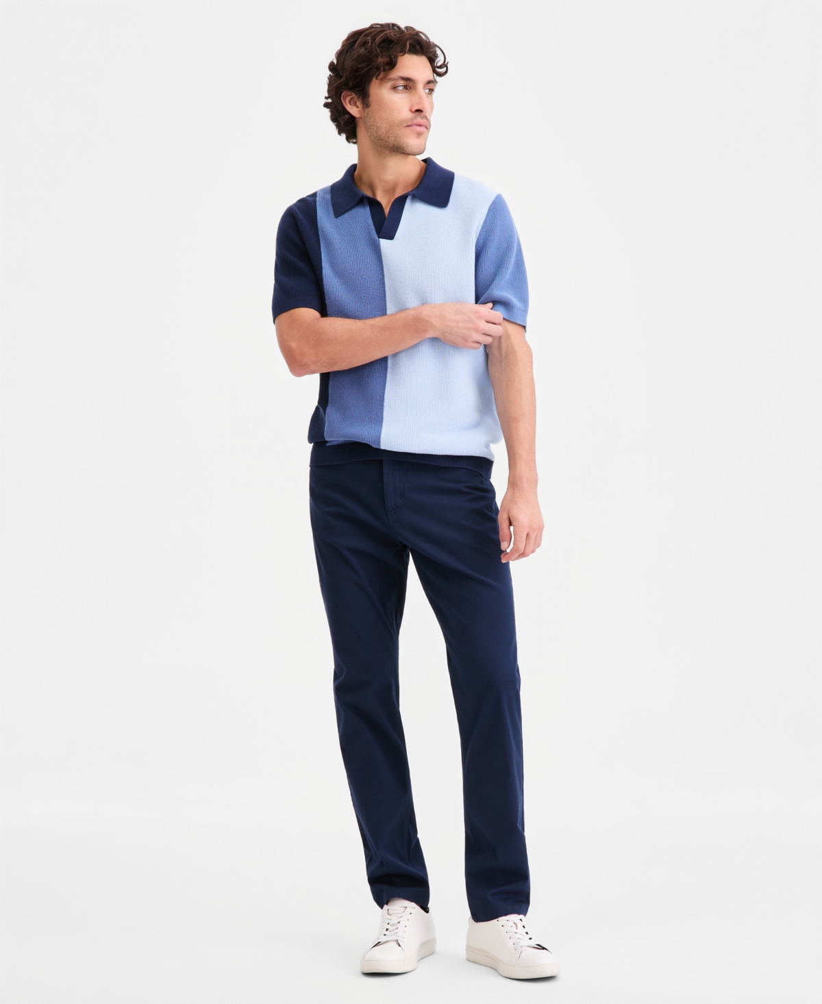 Click here for Alfani Mens Cotton-Blend 5-Pocket Regular-Fit Pant... prices