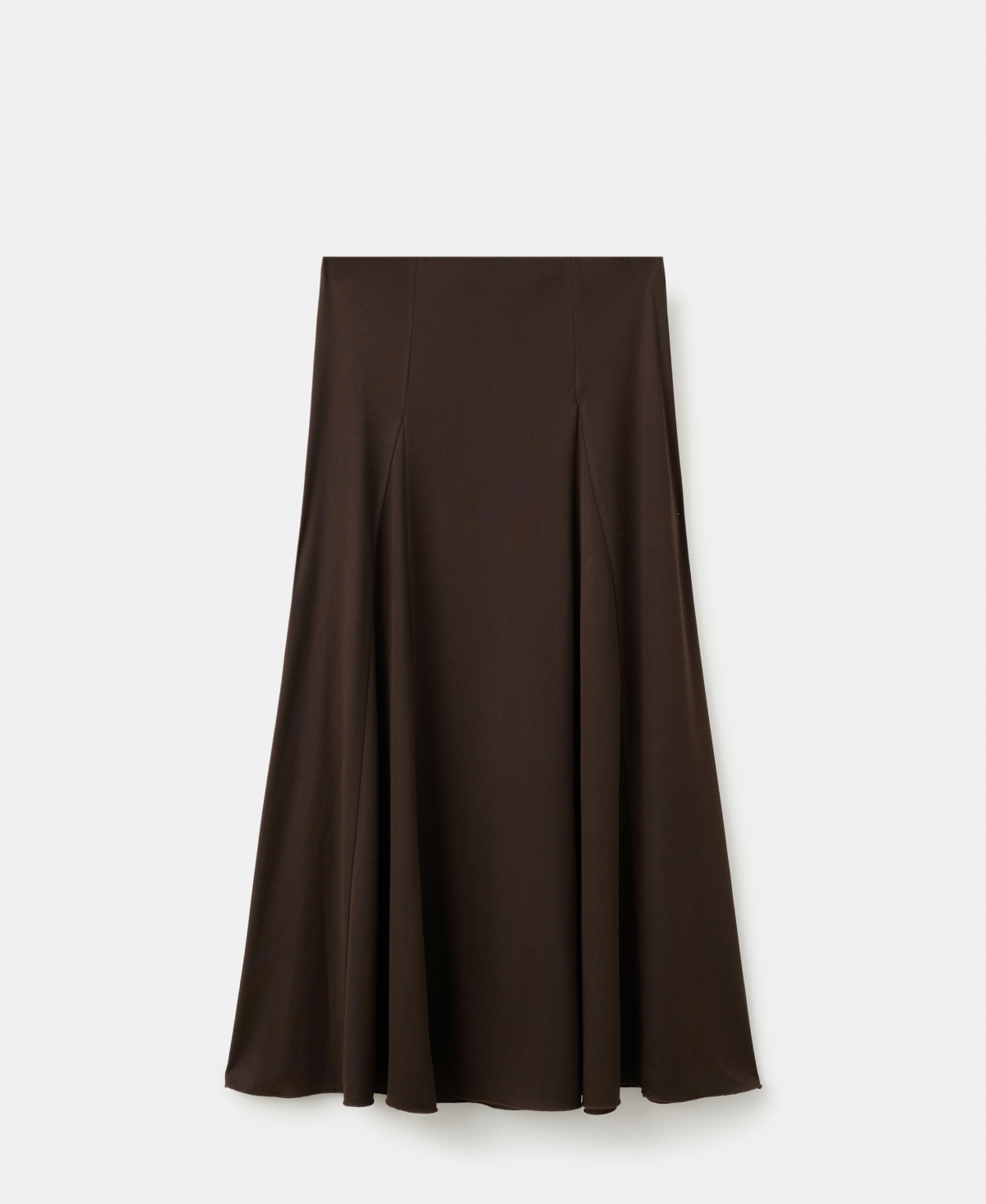 Click here for Mango Womens Godets A-Line Skirt - Brown prices